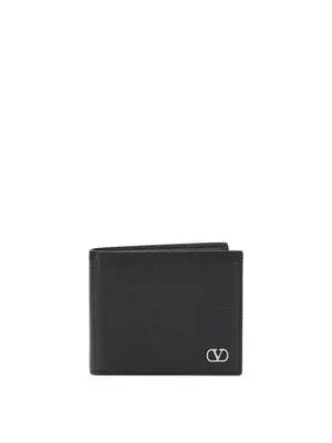 Valentino Garavani V Logo Signature' Wallet - Black