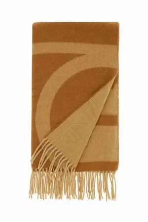 TOTEME Monogram Jacquard Wool Scarf