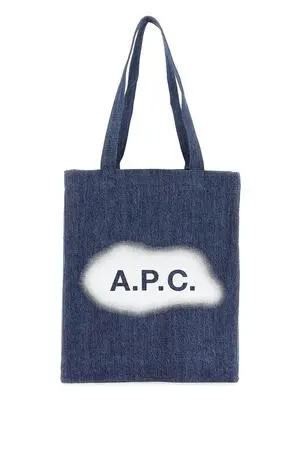 A.p.c. Lou Tote Bag Blue