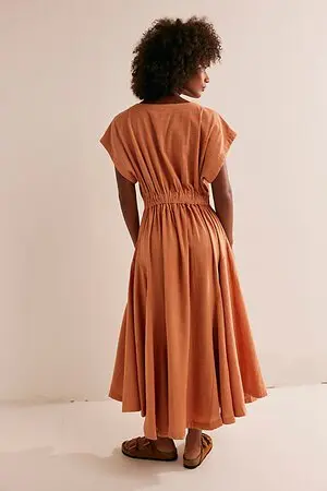 Free People Outta Here Midi Dress