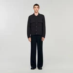 Sandro Milano Knit Jacket - Chocolate
