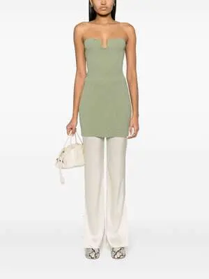 Nanushka Felina Satin Pants - Neutrals