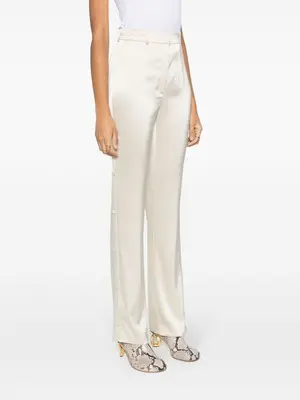 Nanushka Felina Satin Pants - Neutrals