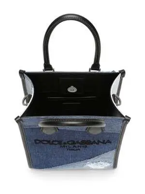 Dolce & Gabbana Patchwork Cotton-blend Tote Bag