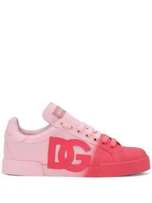 Dolce & Gabbana Portofino Gradient Leather Sneakers