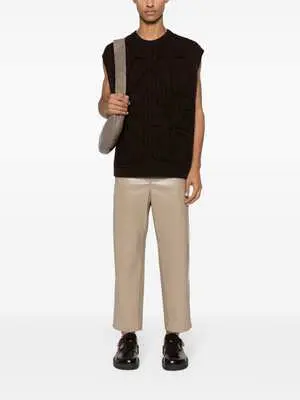Nanushka Drawstring Straight-leg Trousers
