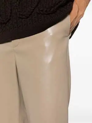 Nanushka Drawstring Straight-leg Trousers