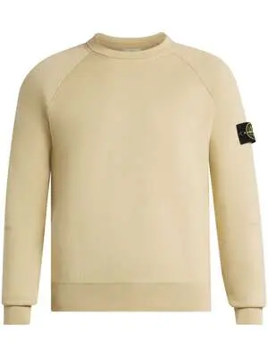 Stone Island Compass Logo-patch Jersey Sweatshirt