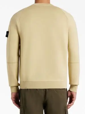 Stone Island Compass Logo-patch Jersey Sweatshirt