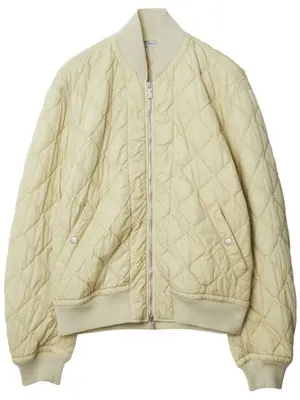 Burberry Stand Up-collar Quilted Bomber Jacket