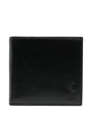 Polo Ralph Lauren Debossed-logo Bi-fold Wallet - Black
