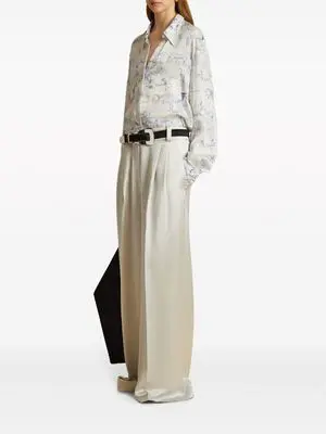 Khaite The Minta Graphic-print Shirt