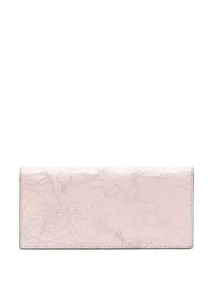 Acne Studios Logo-patch Leather Wallet - Pink