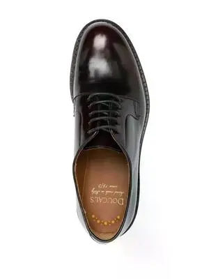 DOUCAL'S Panelled Leather Derby Shoes