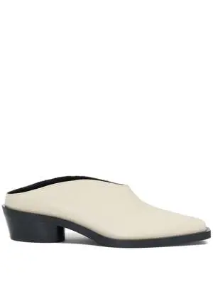 Proenza Schouler Bronco Leather Mules