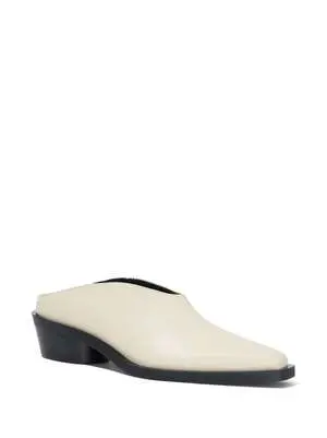 Proenza Schouler Bronco Leather Mules