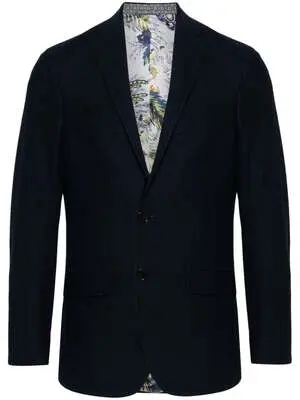 Etro Patterned Jacquard Single-breasted Blazer