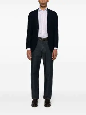 Etro Patterned Jacquard Single-breasted Blazer