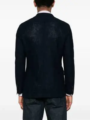 Etro Patterned Jacquard Single-breasted Blazer