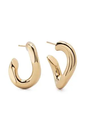 Isabel Marant Links Sculpted Hoop Earrings - Gold