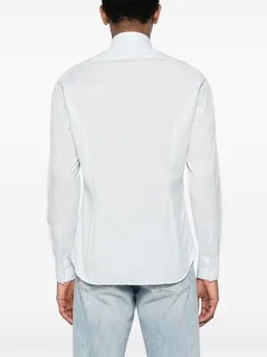 D4.0 Slub-texture Shirt - Blue