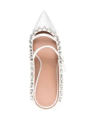 MALONE SOULIERS Gala 100mm Crystal-embellished Mules