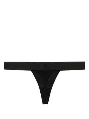 Palm Angels Logo-tape Stretch-cotton Thong