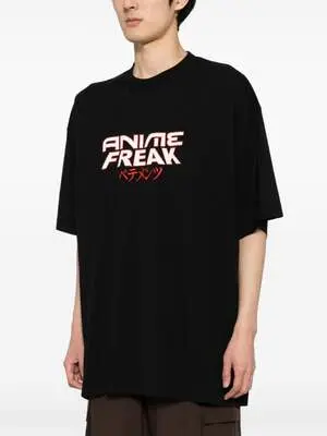 Vetements Anime Freak Cotton T-Shirt - Black | Editorialist