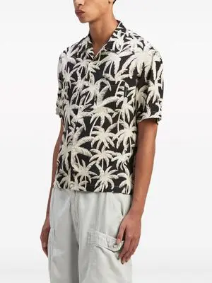 Palm Angels Palms Short-sleeve Shirt - Black