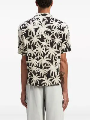 Palm Angels Palms Short-sleeve Shirt - Black