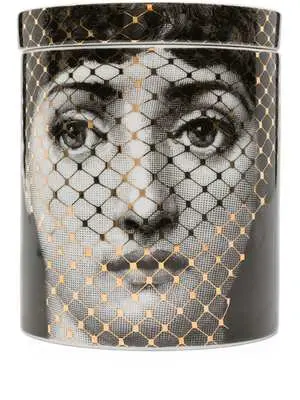 FORNASETTI Nel Mentre Mascherina Candle - Black