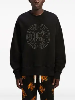 Palm Angels Milano Studded Sweatshirt