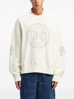 Palm Angels Palms Milano Studded Sweatshirt