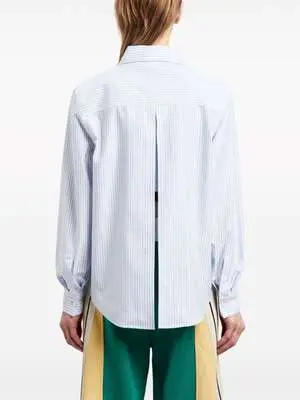 Palm Angels Monogram-embroidered Striped Shirt