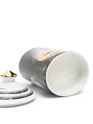 FORNASETTI Se Poi Mascherina Candle - Black