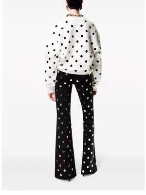 AREA Polka-dot Cotton Sweatshirt