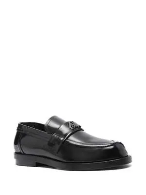 Alexander McQueen Logo-plaque Leather Loafers