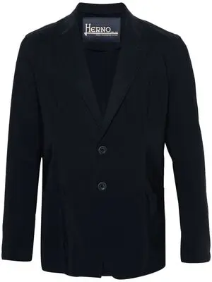 Herno Single-breasted Blazer - Blue