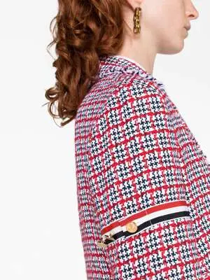 Thom Browne Check-pattern Tweed Jacket