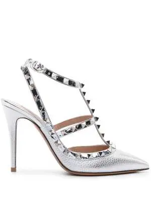 Valentino Garavani Rockstud 100mm Caged Pumps
