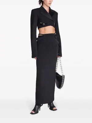 DION LEE Interlock Tuxedo Cropped Blazer