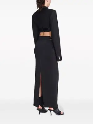 DION LEE Interlock Tuxedo Cropped Blazer