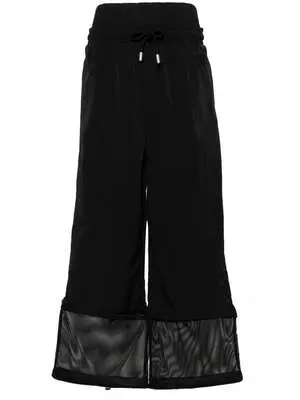 Off-White High-waist Wide-leg Trousers