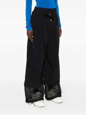 Off-White High-waist Wide-leg Trousers