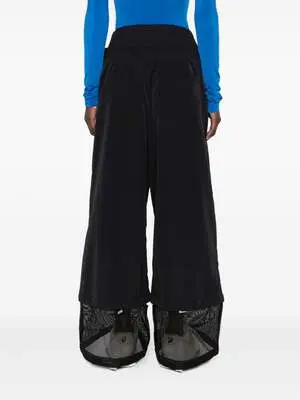 Off-White High-waist Wide-leg Trousers