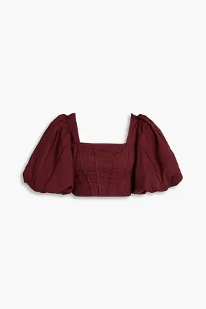 Aje Cropped Blouses