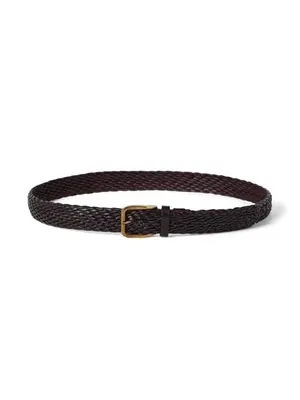 Brunello Cucinelli Interwoven Leather Belt
