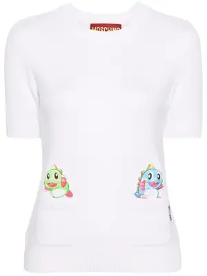 Moschino Tag Short-sleeve Top