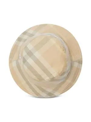 Burberry Check-pattern Reversible Bucket Hat