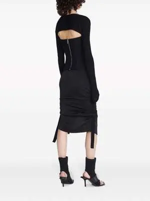 DION LEE Cinch Midi Skirt
